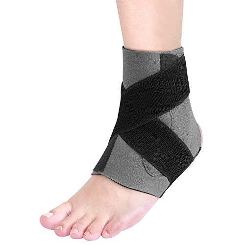 FBA Grey Ankle Brace with PE Pressure Plate for Foot Mesh Protection, One Size Ankle Support, Stabilizer, Injury Prevention Recovery(Ankle Protection * 1)
