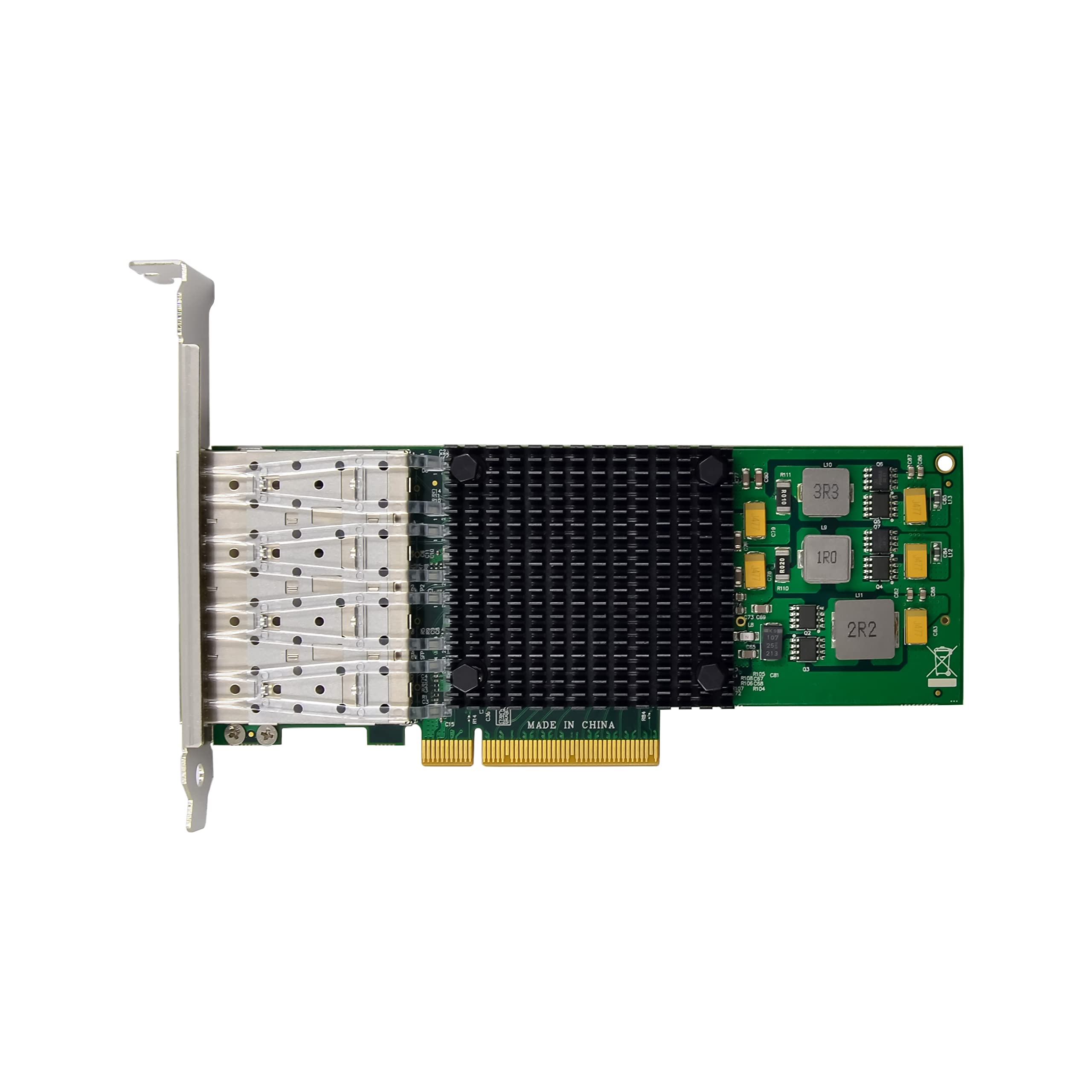 HINYSENO PCIe x8 Dual 10G SFP+ Fiber Port 10Gb Ethernet PCI Express x8 Network Cards Adapter with Broadcom BCM57810 Chipset