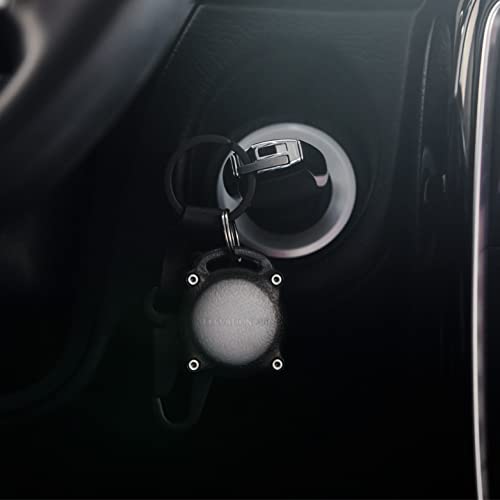 Elevation Lab TagVault Ghost - The Waterproof AirTag Keychain Case with Titanium Key Ring | GHOST SERIES (4-Pack)