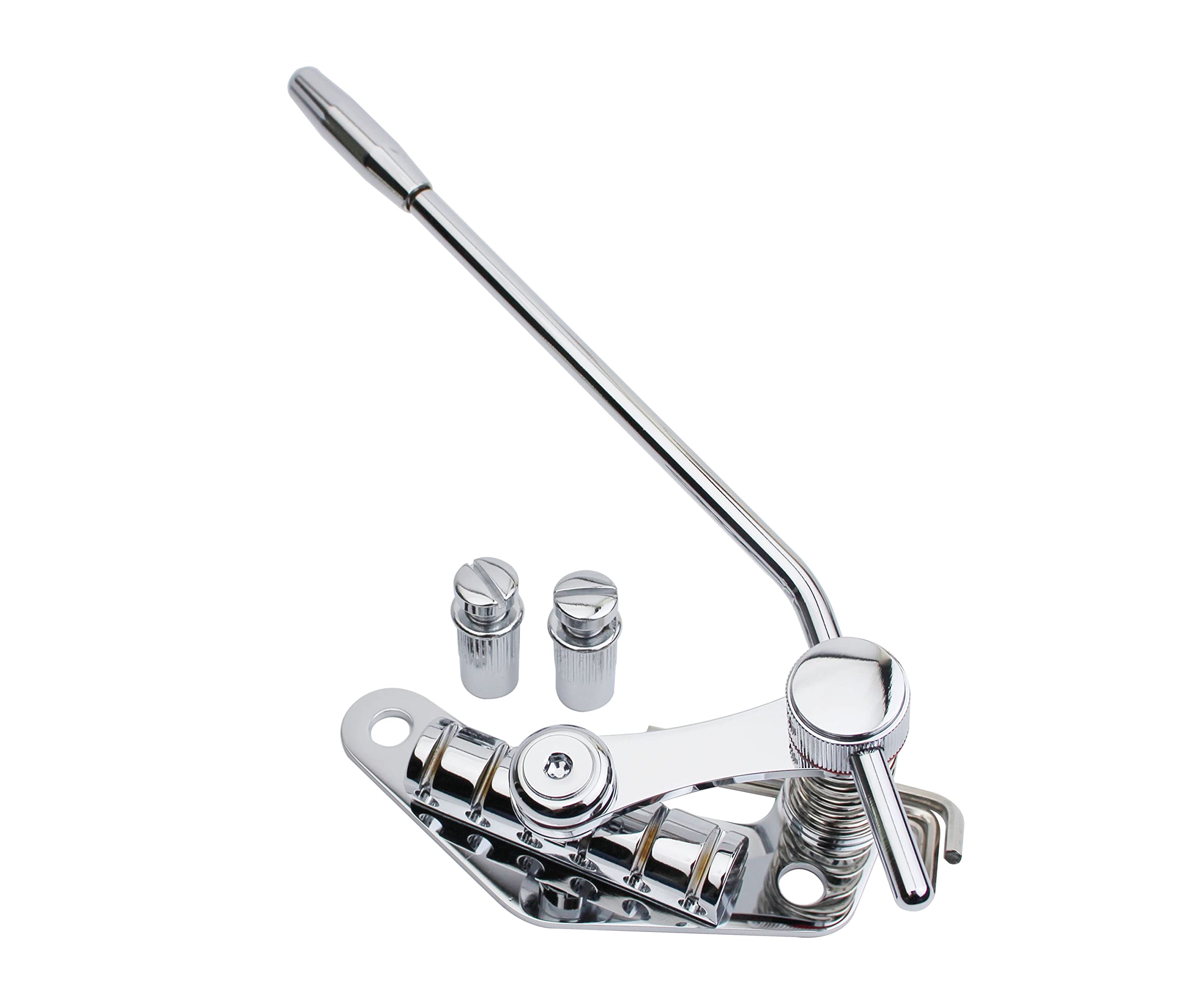 Guyker Tune-O-Matic Style Electric Guitar Bridge Stop Bar Tailpiece Tremolo Compatible with LP SG Guitars Chrome