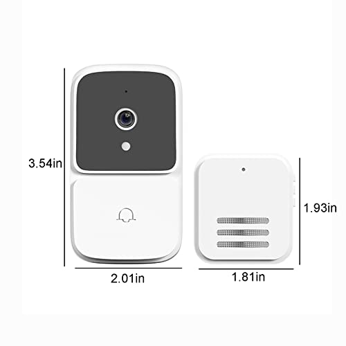 MIANHT ๐ผ๐ฎ๐ฌ๐พ๐ป๐ฒ๐ฝ๐ Cameras Wireless Outdoor - Home ๐ผ๐ฎ๐ฌ๐พ๐ป๐ฒ๐ฝ๐ Cameras, Ring Doorbell Camera Wireless, WiFi Rechargeable ๐ผ๐ฎ๐ฌ๐พ๐ป๐ฒ๐ฝ๐ Door Doorbell
