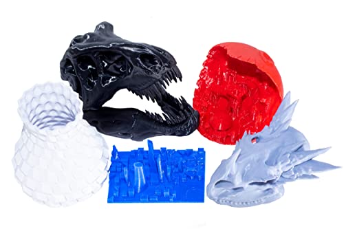VOXELPLA 1.75mm White PLA Plus Filament (1kg) for 3D Printer, 3D Printing, FDM, Compatible with Creality Printer and All 3D Printer Filament