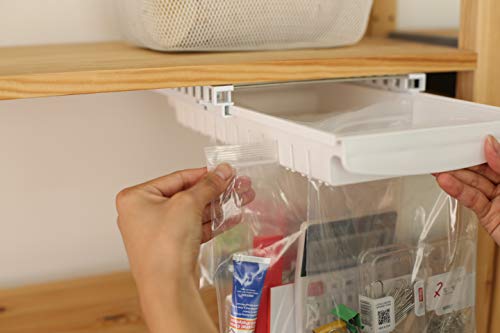 HAIM Living Zipper Bag Organizer for Fridge Freezer Refrigerator - Best Solution to Clean and Organize Zipper Bag Tray Zipper bag Holder Rack Hanger