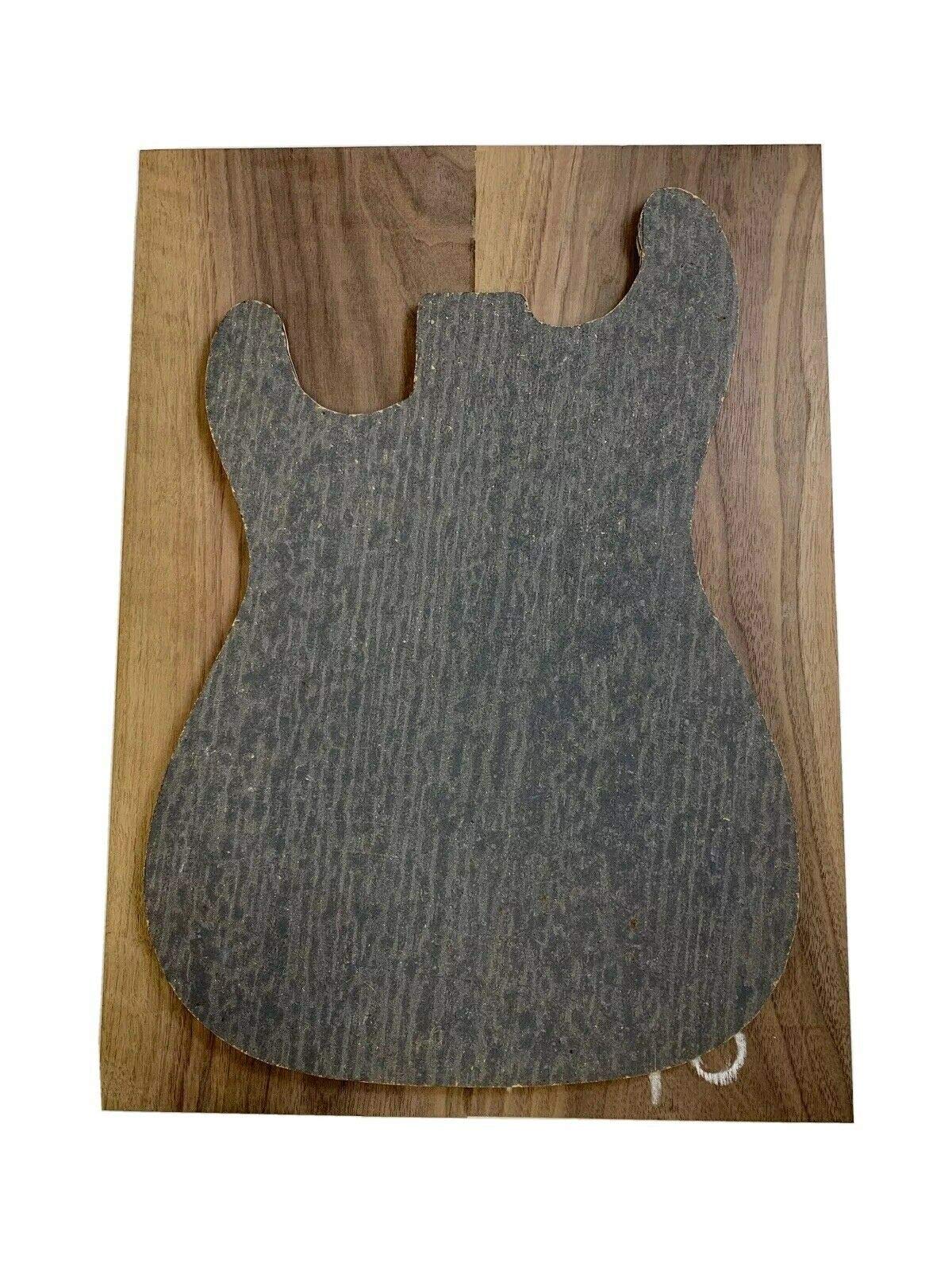 Exotic Wood Zone | American Black Walnut Electric/Bass Guitar Luither Wood Body Blank | 21" x 14" x 2" -2 pcs