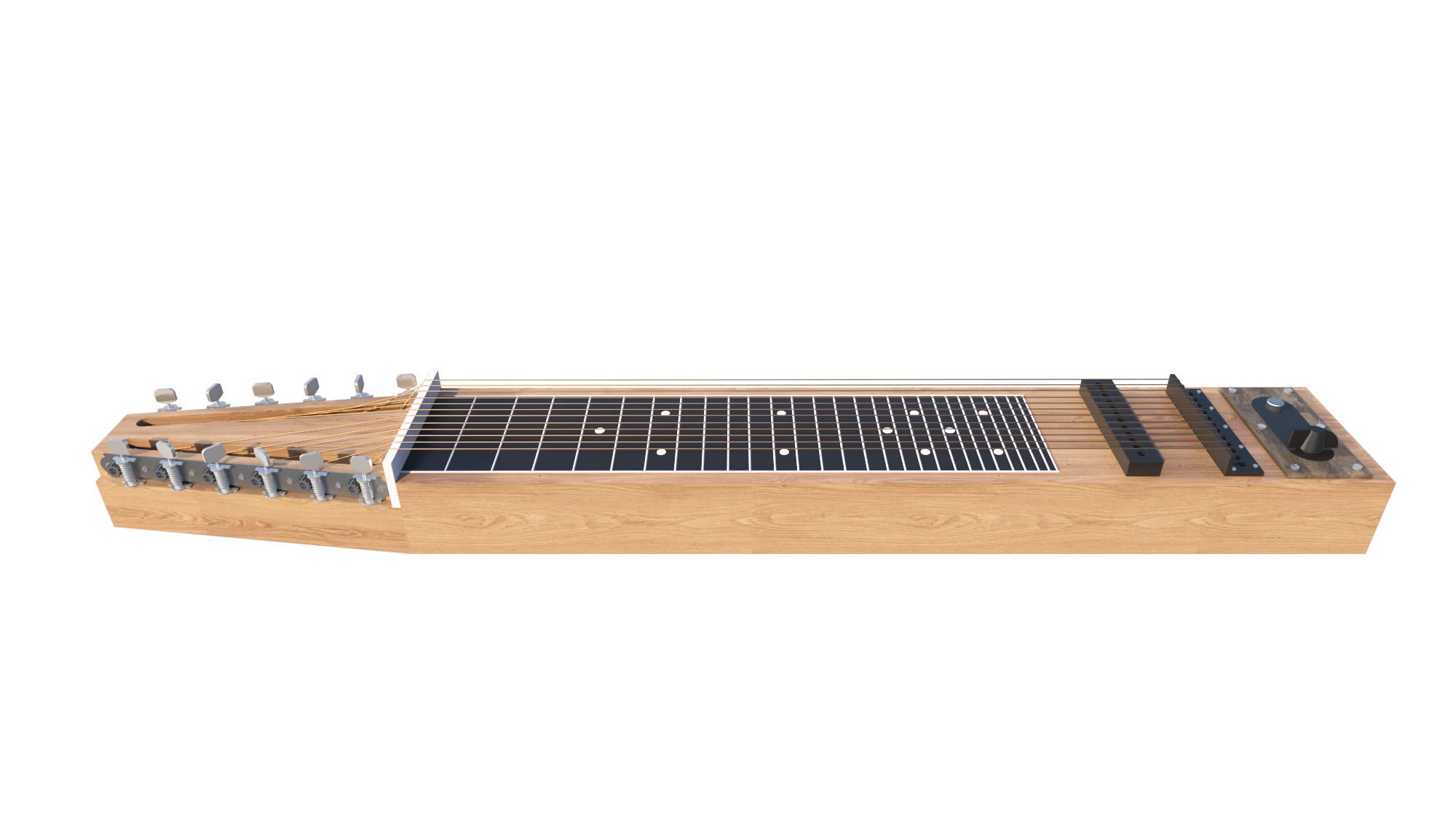 I.E. Lap Steel Guitar Plans DIY Homemade Electrical Guitar Project Musical Instrument
