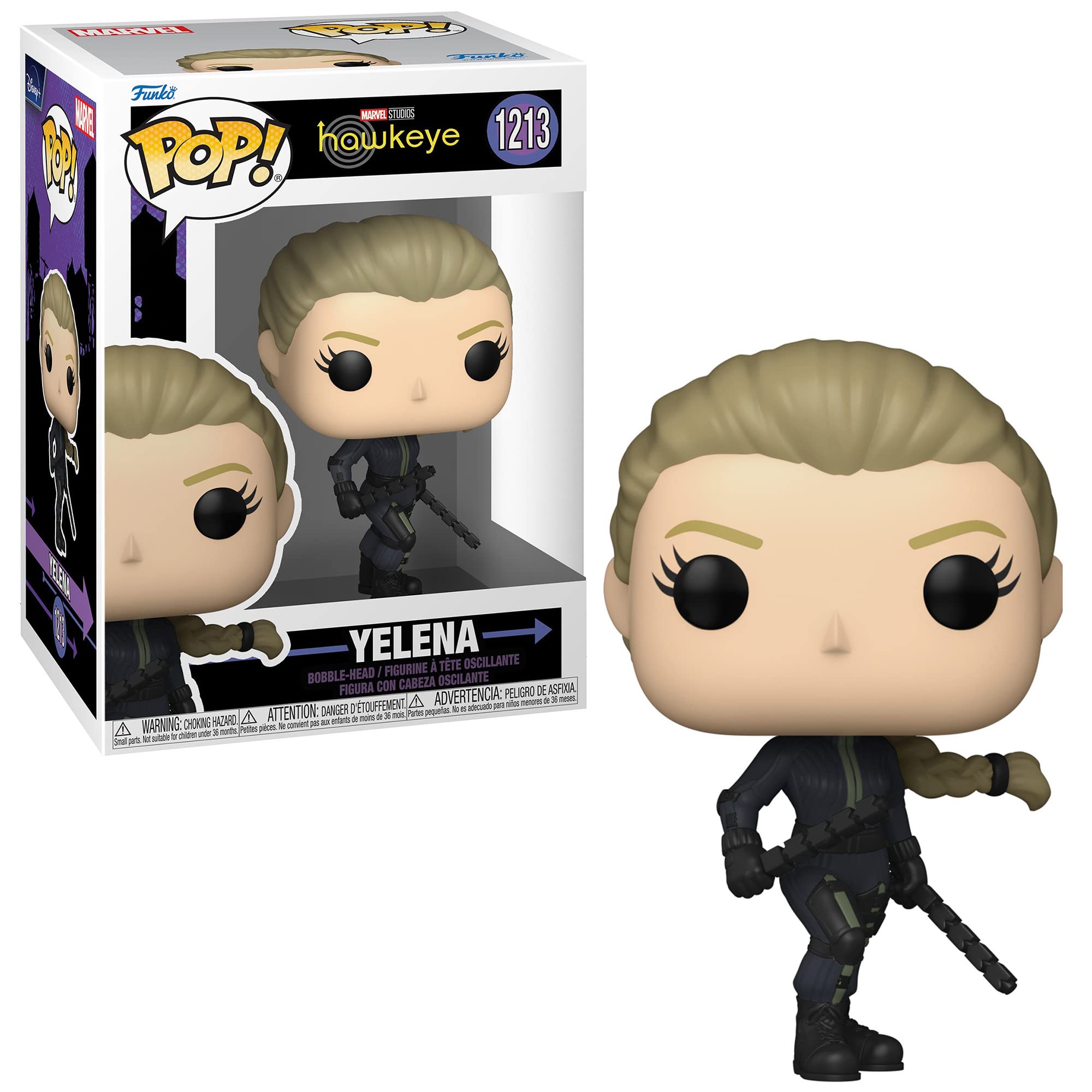 Funko Pop! TV: Marvel - Hawkeye Collectors Set - 4 Figure Set Includes: Hawkeye, Kate Bishop with Lucky The Pizza Dog, Maya Lopez, and Yelena (with Possible Chase Variant)