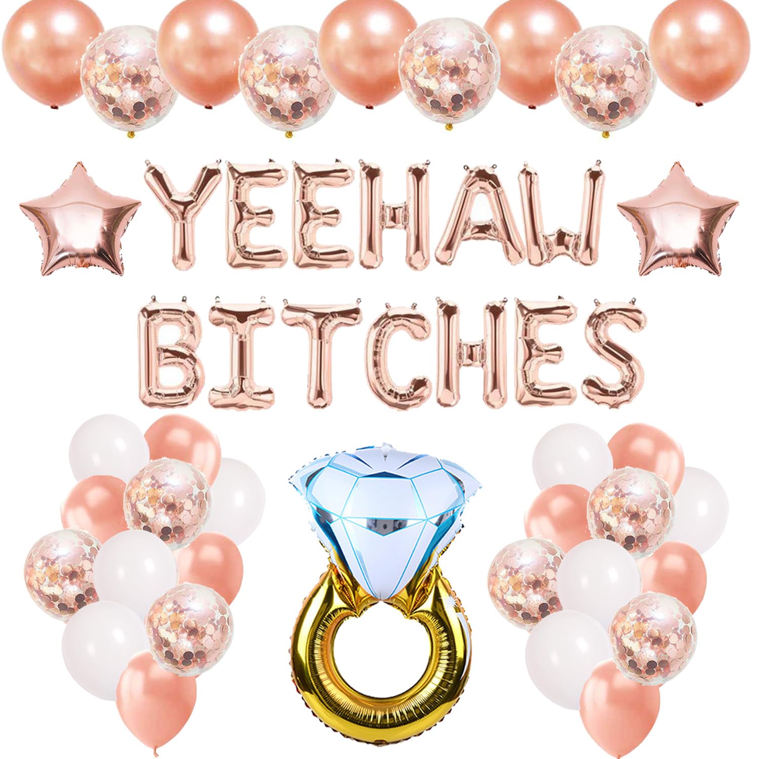 Yeehaw Bitches, Cowgirl Bachelorette Party Decorations, Nashville Bachelorette Party Decorations, Yeehaw Bridal Shower Decorations, Western Country Wild West Themed Nash Bash Bride to Be Hen Party