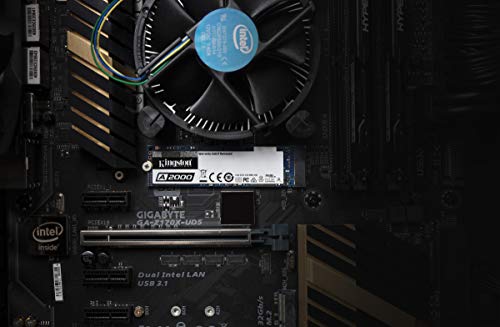 Kingston 1TB A2000 M.2 2280 Nvme Internal SSD PCIe Up to 2000MB/S with Full Security Suite SA2000M8/1000G