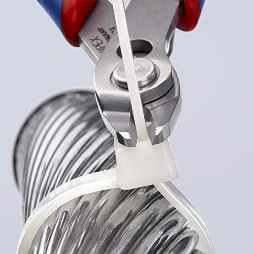 KNIPEX Tools - Electronics Super Knips, INOX Steel, Multi-Component (7803125), 5-Inch