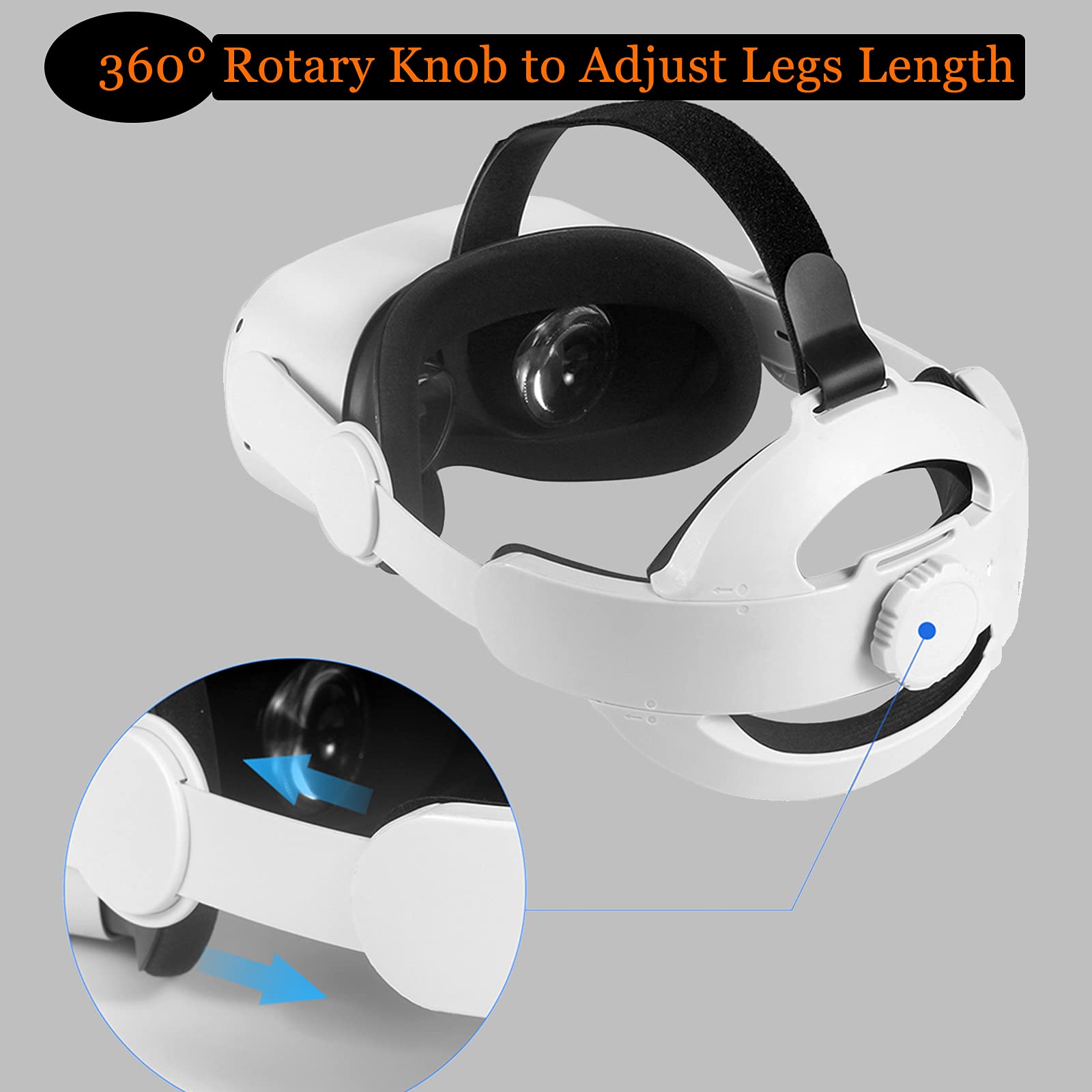 Elite Strap for Quest 2 Enhanced Support and Comfort in VR