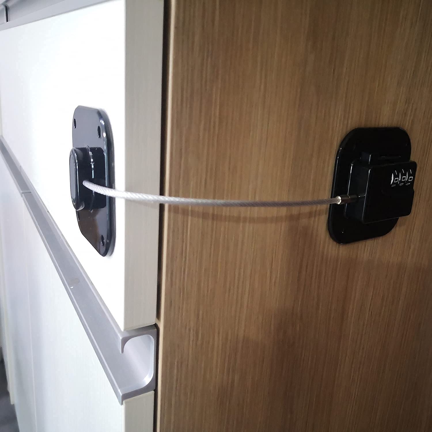 YEYA Fridge Lock No Drill Child Safety Proof Cabinet Latches