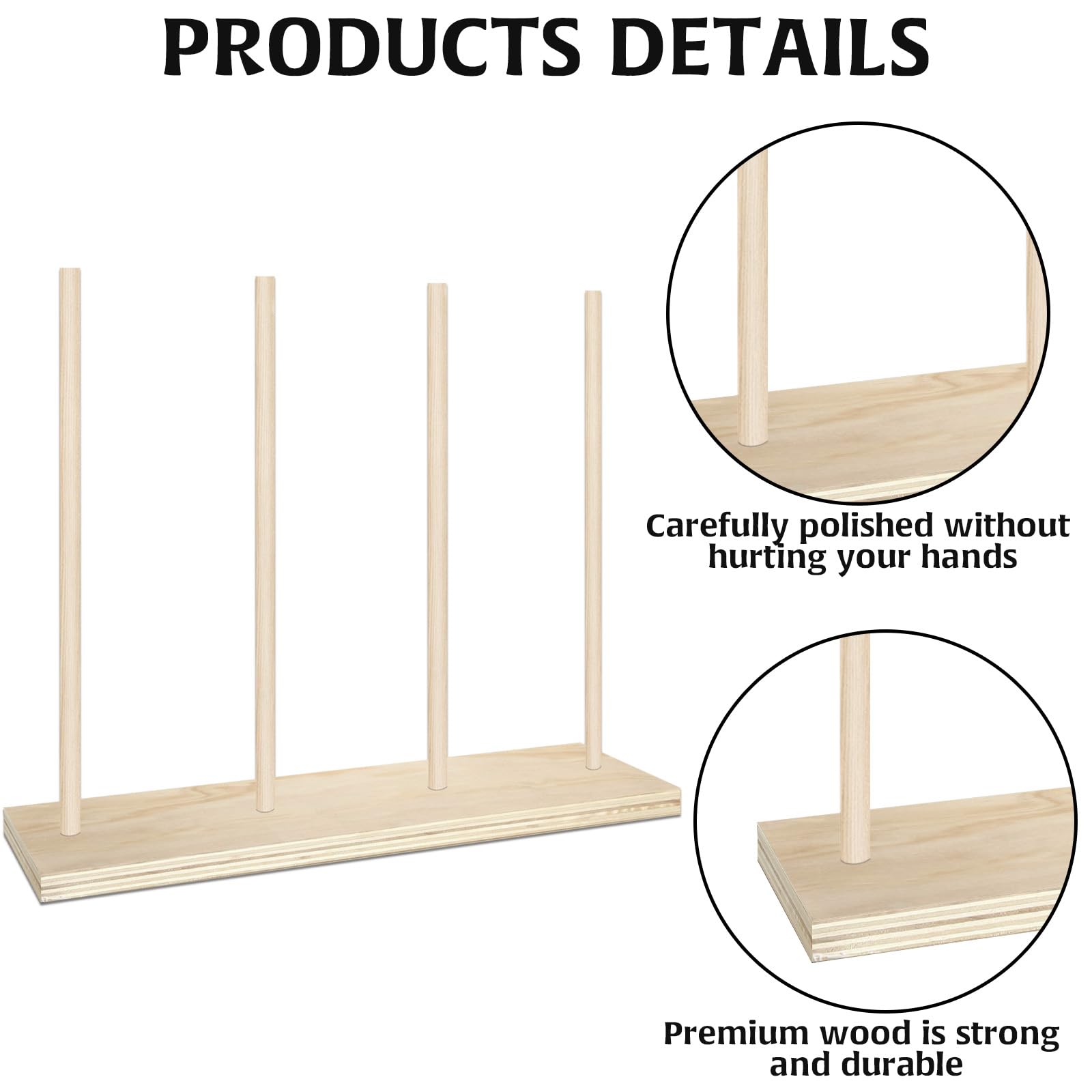 Ribbon Holder Organizer Rack, Easy to Install Ribbon Rack Ribbon Storage Organizer Ribbon Holder Bow Maker for Ribbon Wreaths, Suitable Ribbon Storage Bow Maker for Ribbon Sewing Craft