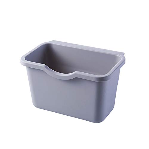 Ochine Kitchen Trash Can Kitchen Compost Bin for Counter Top or Under Sink, Hanging Kitchen Waste Bin Plastic Small Garbage Can Wastebasket for Cabinet Car Bedroom Bathroom Kitchen Office