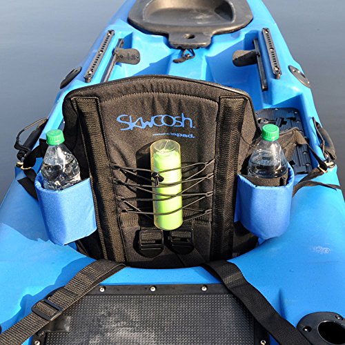 Expedition Kayak Seat 20" High Back Support with Lumbar Roll and nylon gel seat bottom for kayaking comfort