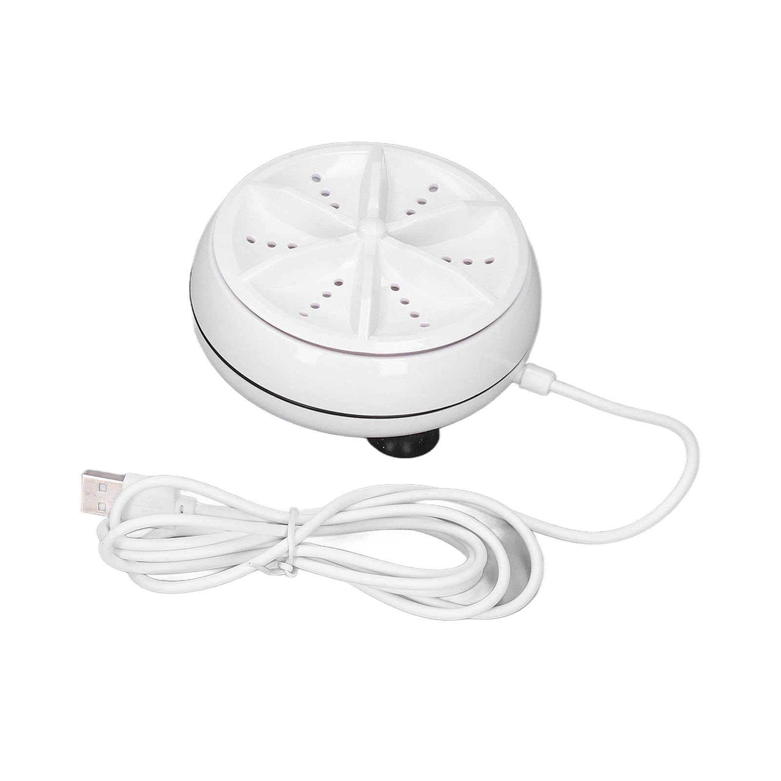 Germerse Portable Turbine Washing Machine, USB Power Supply Portable Washing Machine Laundry Machine Low Wear for Travel