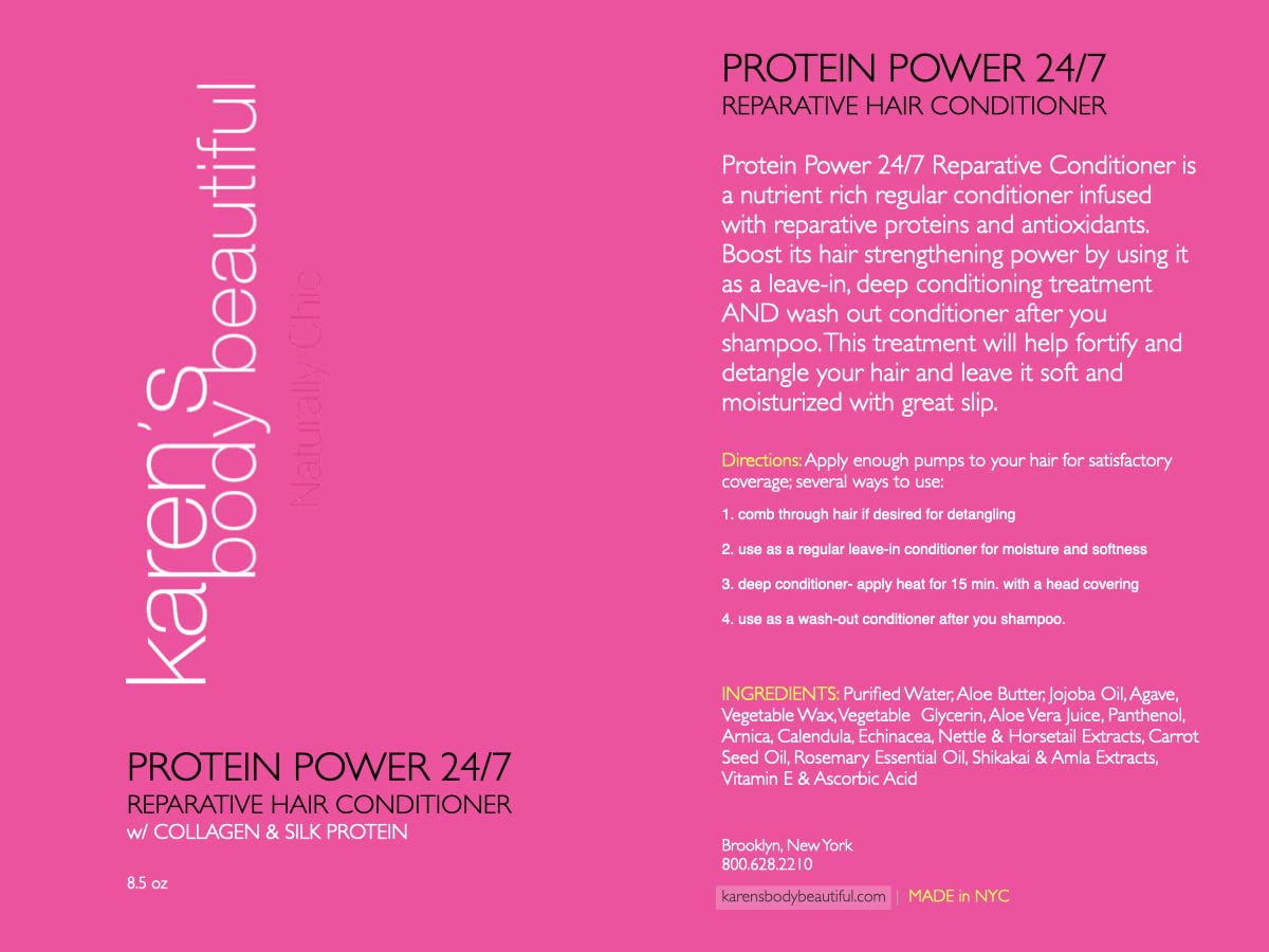 Karen's Body Beautiful Protein Power 24/7 Reparative Conditioner