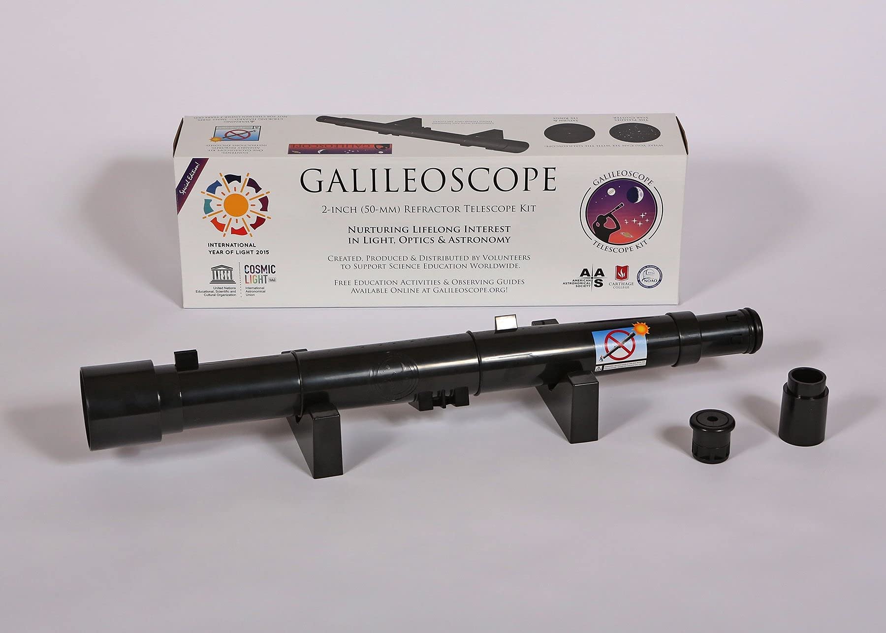 Explore Scientific Bresser Galileoscope 50mm Refractor Telescope Kit GSCOPE