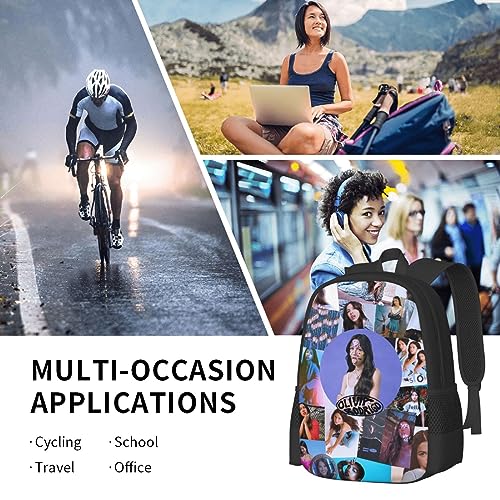 TUNLEY Olivia Singer Rodrigo Backpack Large Capacity Leisure Travel Backpack Book Bag Outgoing Daypack 12.5x5.5x16.5 inch