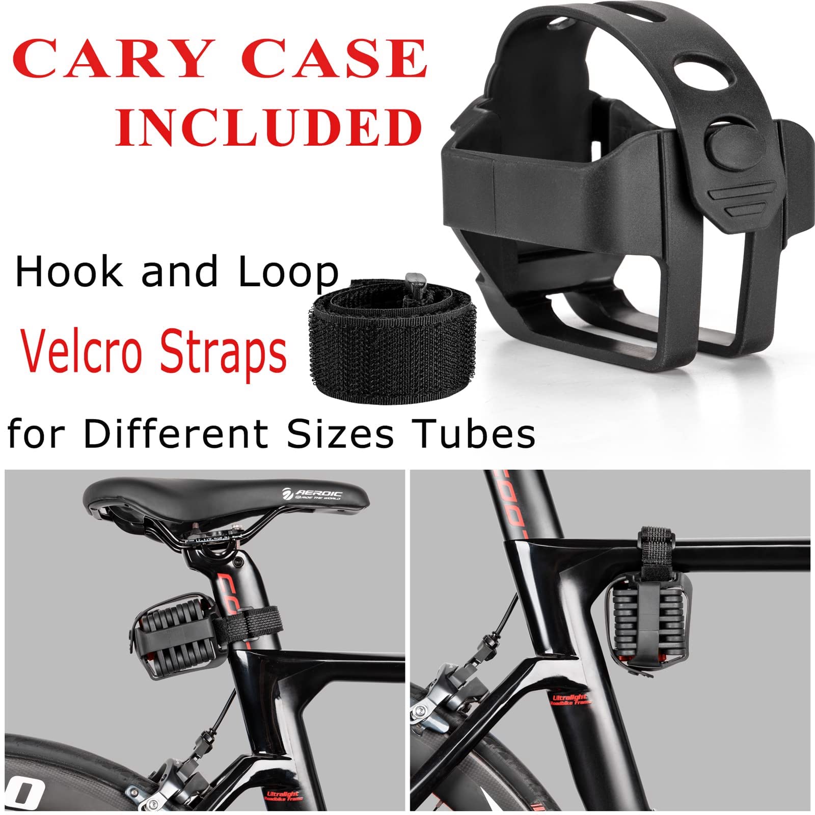 Folding Bike Lock - 4-Digit Anti Theft Strong Security Combination Bicycle Locks, Anti Drill & Pick Cylinder - Foldable Bike Lock with Mounting Bracket (Red)