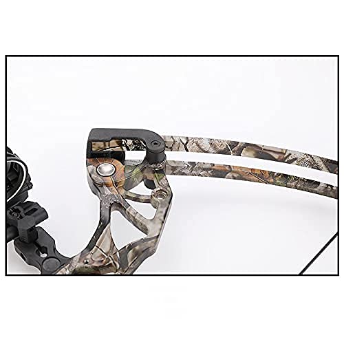 evercatch Compound Bow Set 30-70 LB Hunting Target Bow Kit 2022 New Model | Fully Adjustable 24.5-31”(Black)