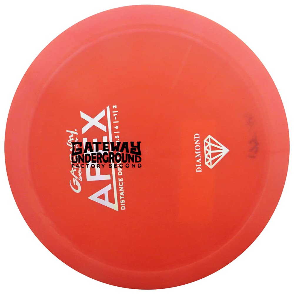 Gateway Disc Sports Factory Second Diamond Apex Distance Driver Golf Disc [Colors and Hot Stamps Will Vary] - 173-176g