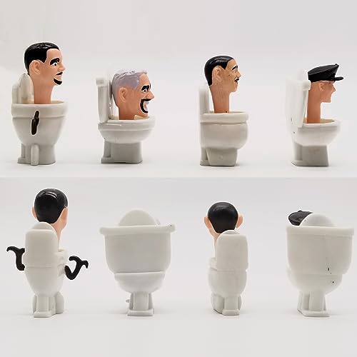 Skibi-Toilet Toy Figure,12pcs Skibi-Toilet Cool Game Character Action Toy Figure for Kids