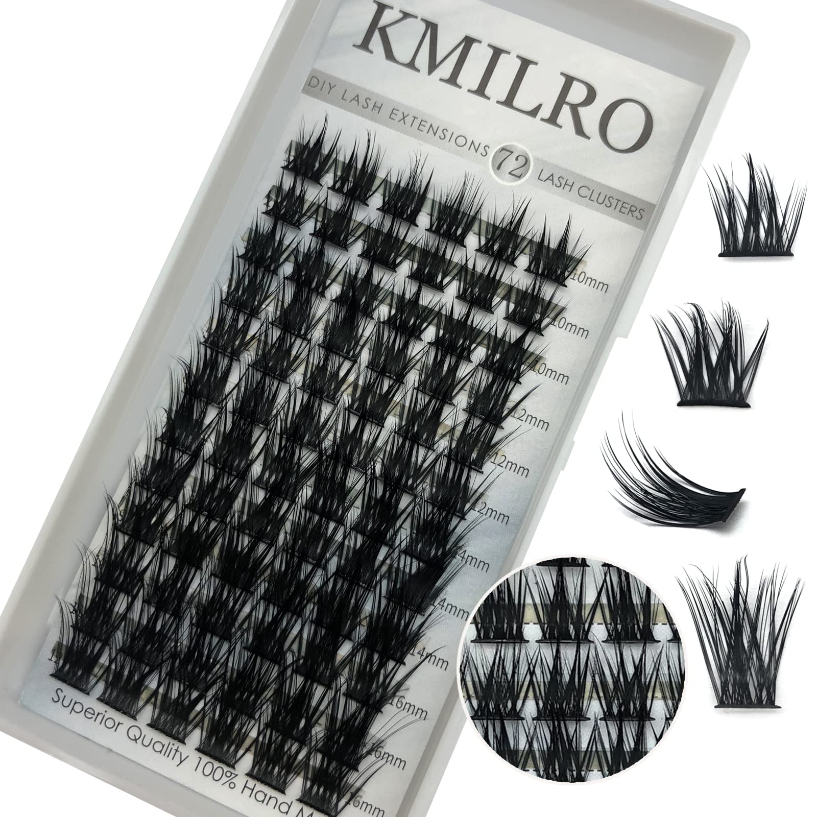Lashes Dramatic 20mm Wispy Mink False Eyelashes 3D Faux Mink Lashes Fluffy Fake Eyelashes, 5 Pairs Pack (LD02), by Kmilro