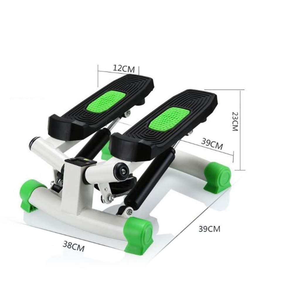 GRETD Mini Stepper Mini Fitness Exercise Machine Pedal Stepper Step Trainer Equipment Bands Durable Safe Treadmill and Comfortable Foot Pedals 393823cm (Color : Blue)