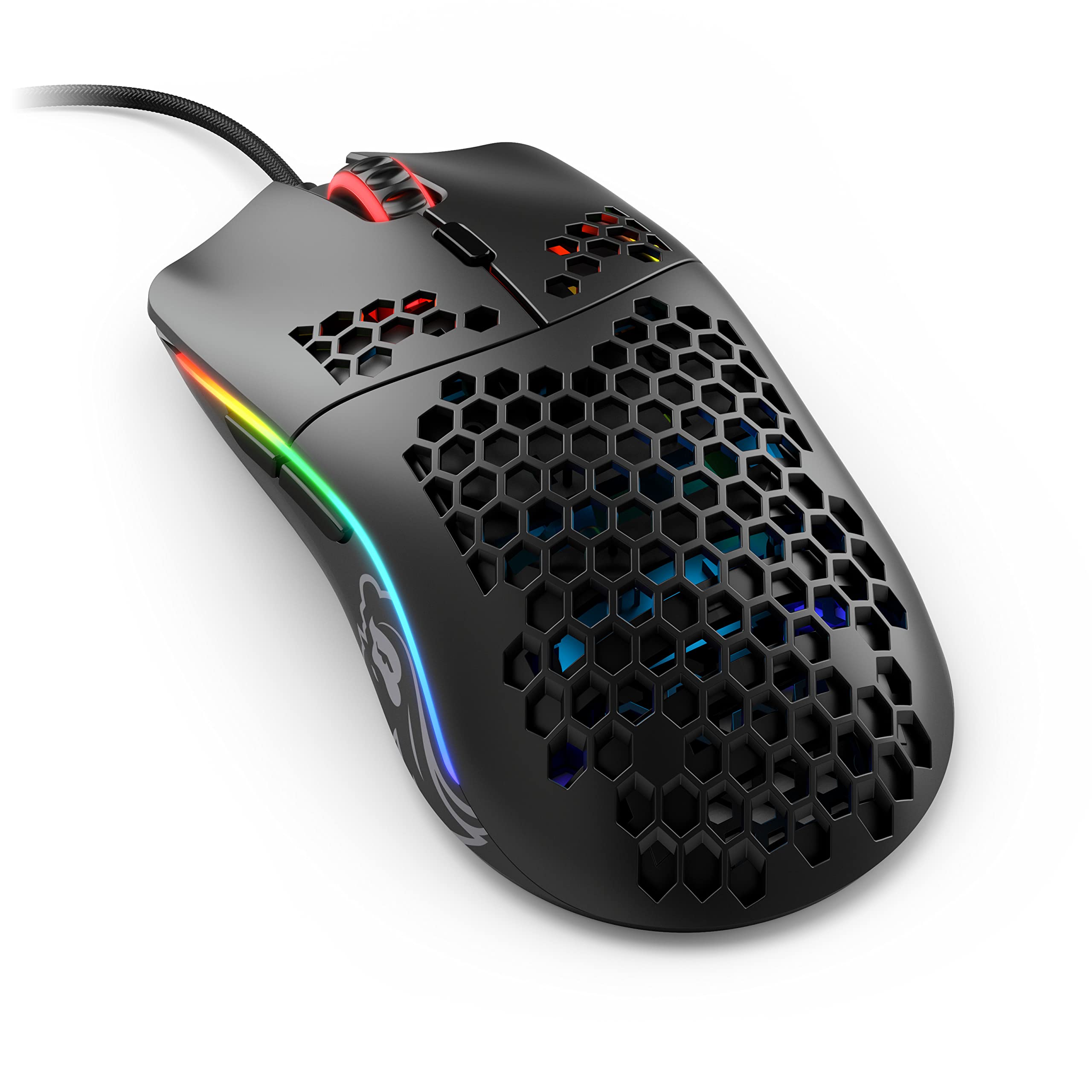 Gaming Keyboard and Mouse Combo - Glorious GMMK 87% Percent Backlit RGB TKL Mechanical Keyboard + Model O Wired Gaming RGB Matte Black Mouse