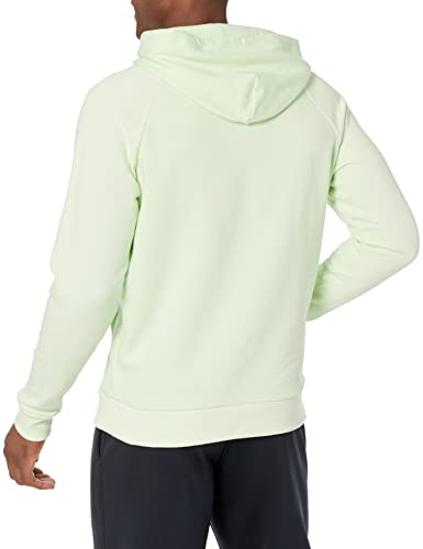 Under Armour Mens Rival Fleece Hoodie , (369) Phosphor Green / / Onyx White , Large