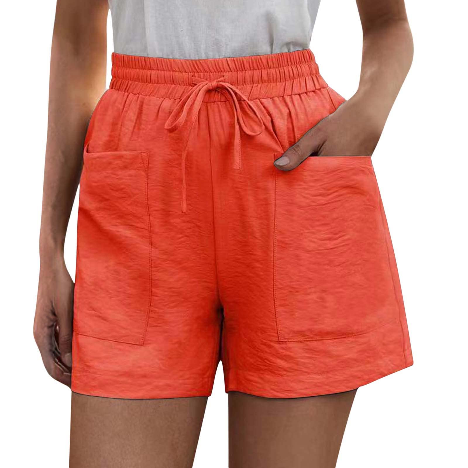 fannyouth Womens Summer Fashion Drawstring Elastic Tie Dye Shorts with 4 Pockets an-dk-0207-啊 an-dk-0207-a2