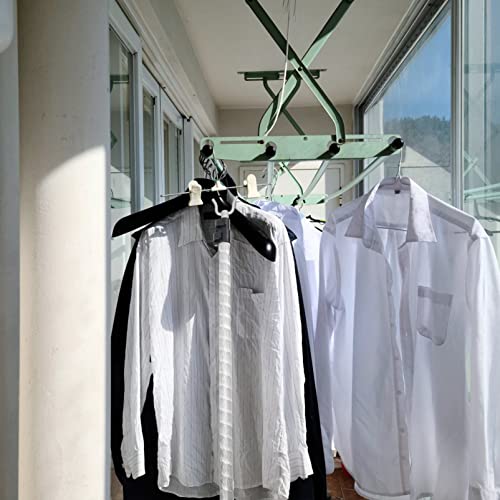 Yardwe Closet Pole with Utility Hook 50.4 Long Reach Stick Retractable Reach Stick Closet Pole Telescoping Long Pole for Clothes, Shutters, Closet, Curtain, Shelf, Ceiling, Silver