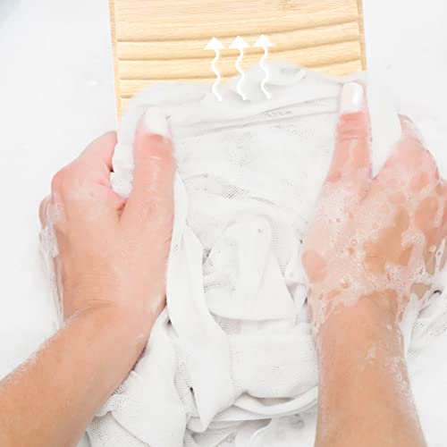 Washboard Bamboo Washboard 50x18x1.8cm Wash Board For Hand Washing Cloths Washboard For Laundry Hand Wash Board Clothes Washing Tool for Home Washboard Wood Washboard