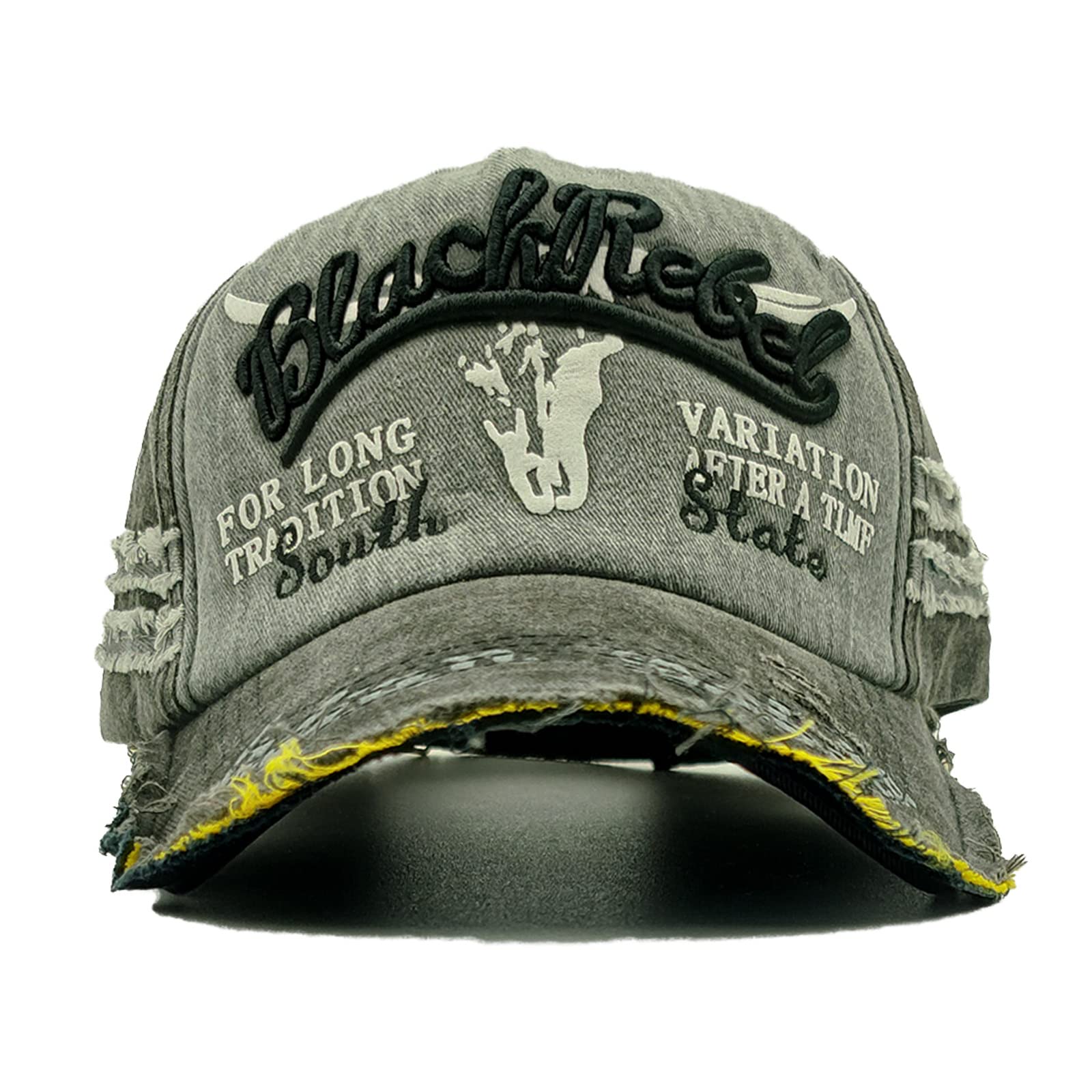 Embroidered Cotton Baseball Cap Unisex Vintage Classic Dad Hat Soft Snapback Sunhat Outdoor Activities for Men Women Kids Grey