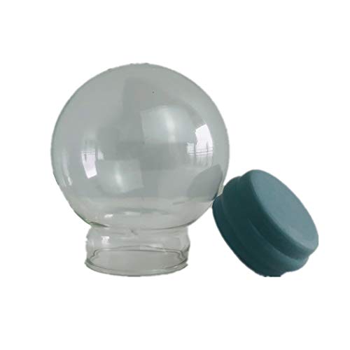 Youda Home Decoration DIY Empty Glass Snow Globe Water Snow Globe Accessories Snow Globe kit (D45mm)