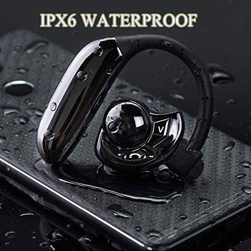 YOUOOK Wireless Earbuds Bluetooth5.0 Headphones 20hrs Playtime Sport Earphones with Stereo Deep Bass Ear Buds with Earhooks Waterproof in-Ear Built-in Mic Headset for Running Workout
