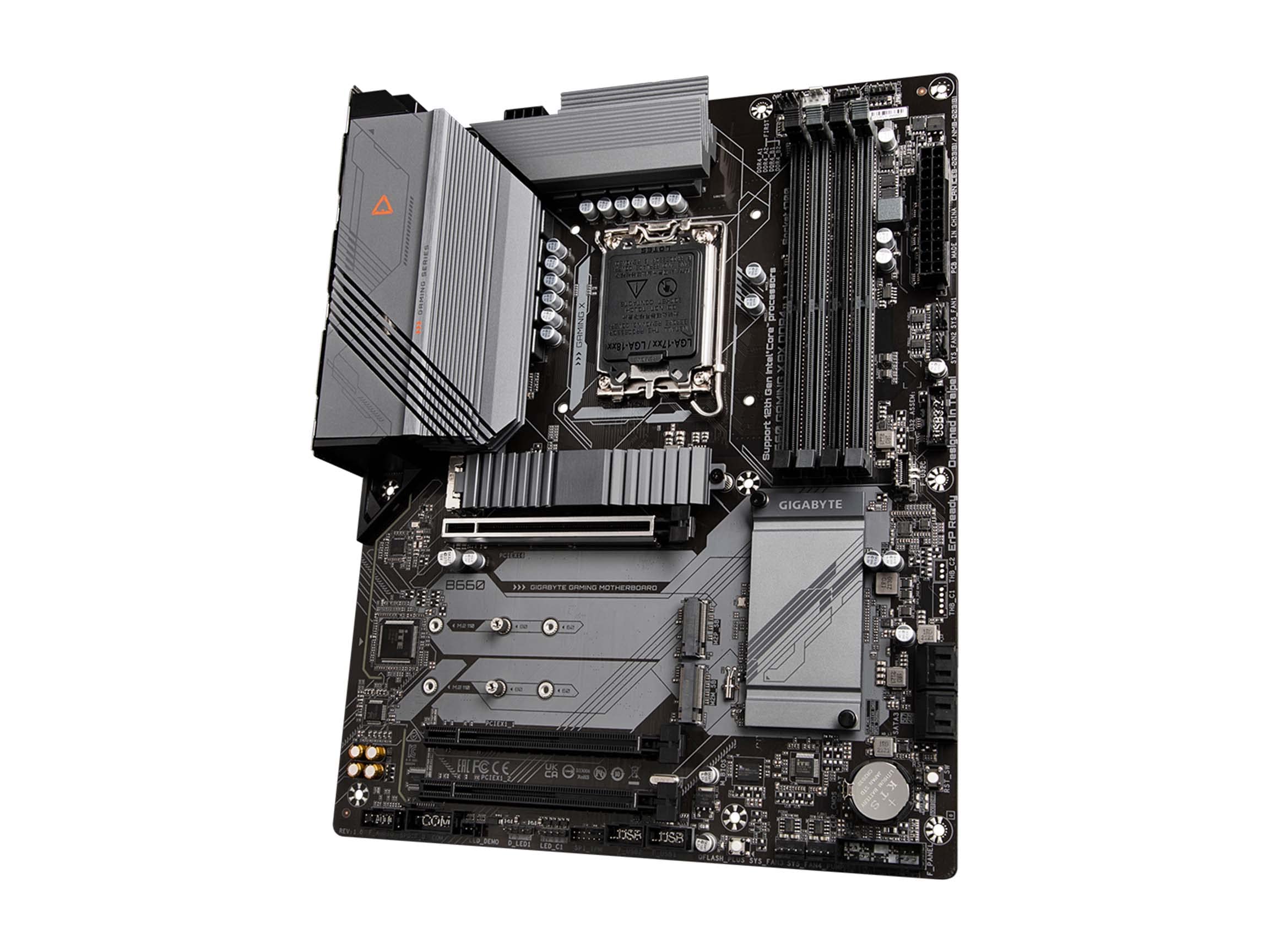 GIGABYTE B660 Gaming X AX DDR4 (B660/ Intel/LGA 1700/ ATX/ DDR4/ Triple M.2/ PCIe 4.0/ USB 3.2 Gen2 Type-C/WiFi 6E 802.11ax/2.5GbE LAN/Gaming Motherboard), Black