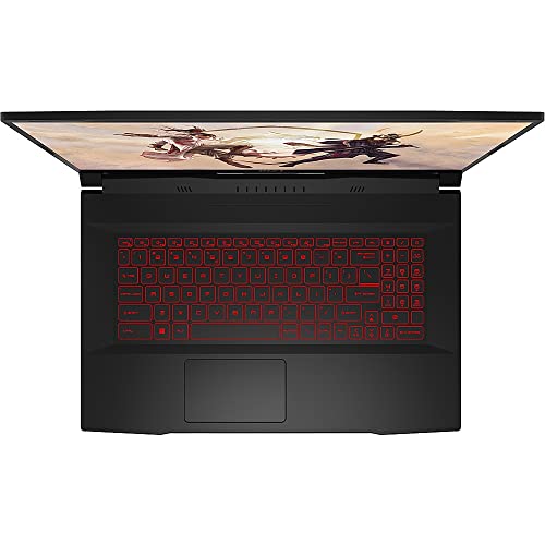 MSI Katana GF76 Gaming Laptop 17.3" FHD IPS 144Hz Display 12th Generation Intel 14-core i7-12700H 64GB RAM 1TB SSD GeForce RTX 3060 6GB Graphic Backlit USB-C Nahimic Win11 Black + HDMI Cable
