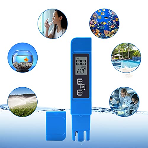 LHLLHL LCD Digital 3 in1 Meter Tester 0-9990ppm Conductivity Detector Water Quality Monitor Purity Measure Tool