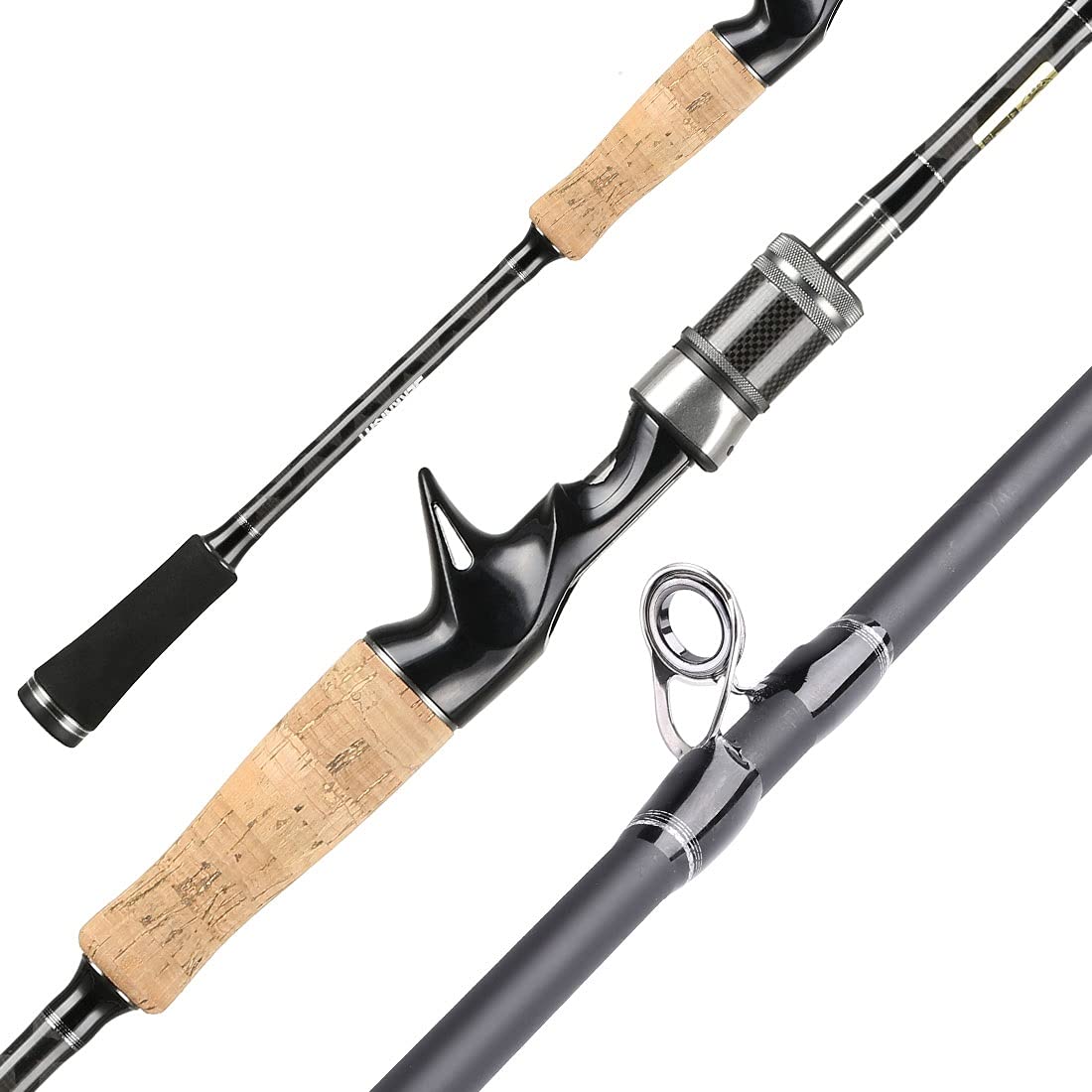 FZZDP Lure Rod 1.98/2.1M Power Carbon Fishing Rod Spinning Casting Carp Fishing Tackle ( Size : 1.98m Casting 4-21g )