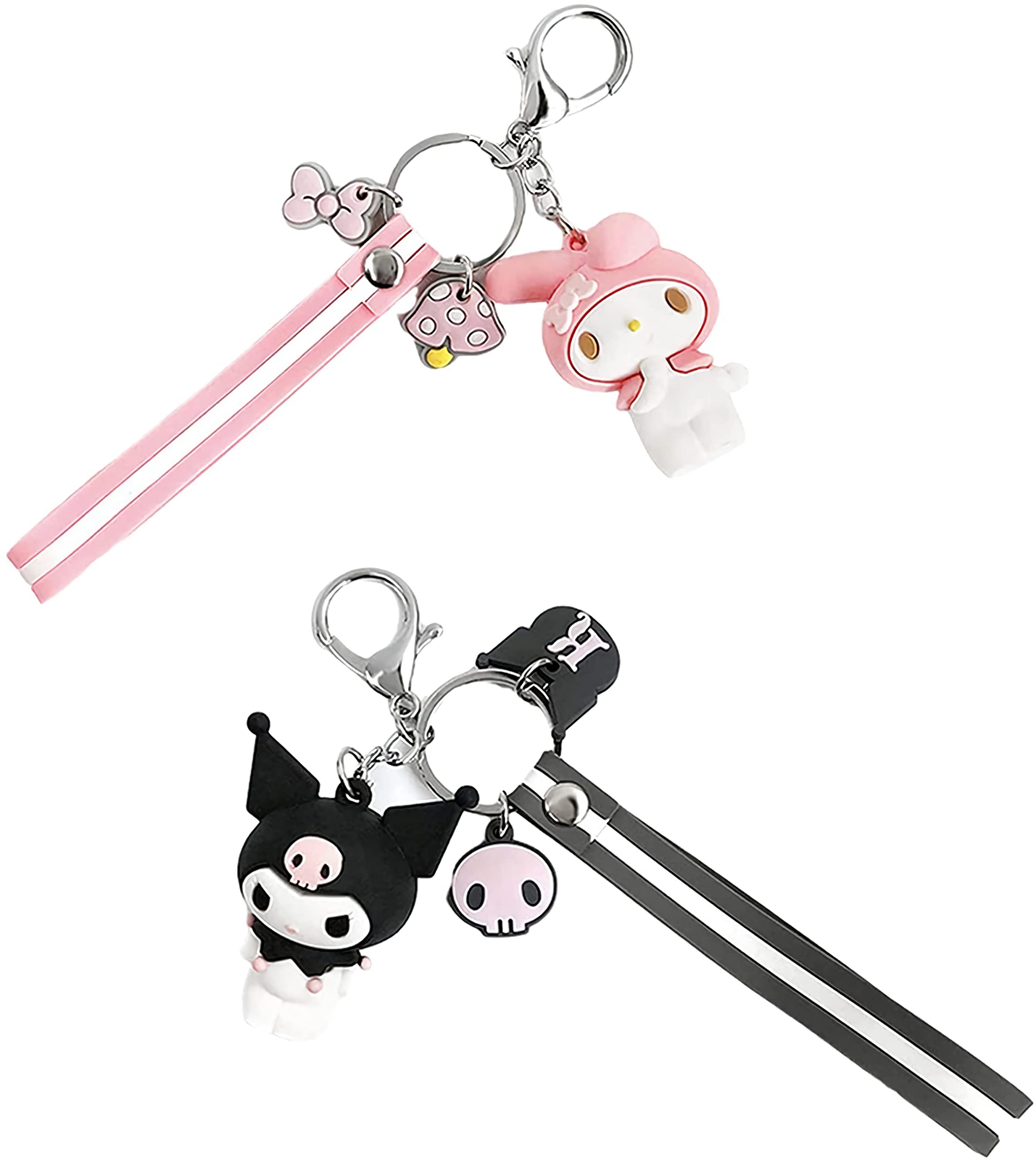 Girl cute keychain, girl keychain gift, purse handbag key pendant