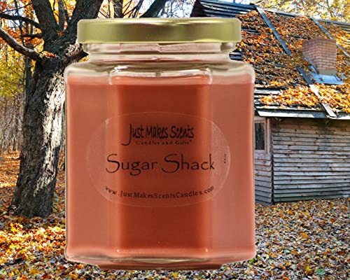 Sugar Shack (Maple, Bourbon & Gunpowder) Blended Soy Candle by Just Makes Scents