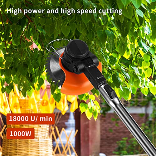 Weed Wacker Battery Powered ,Electric Weed Wacker 21v Cordless Weed Eater with Battery and Charger for Weed-Wacking Grass and Yard