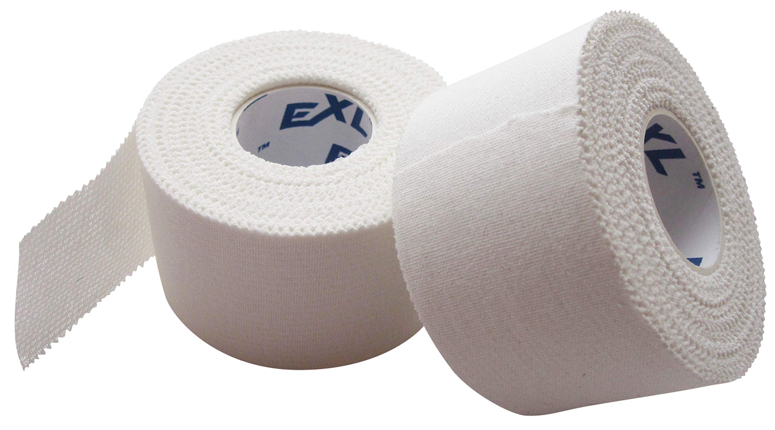 ExL Body Performance White Athletic Tape - 1.5" X 10 Yd (Latex-Free) (Pack of 3 Rolls)