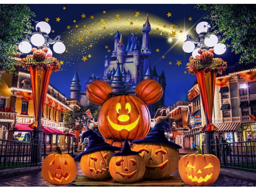 Halloween Pumpkin Head Backdrops Halloween Nightmare Party Photography Background 7x5 Halloween Birthday Backdrop Baby Shower Halloween Photo Studio Props Banner