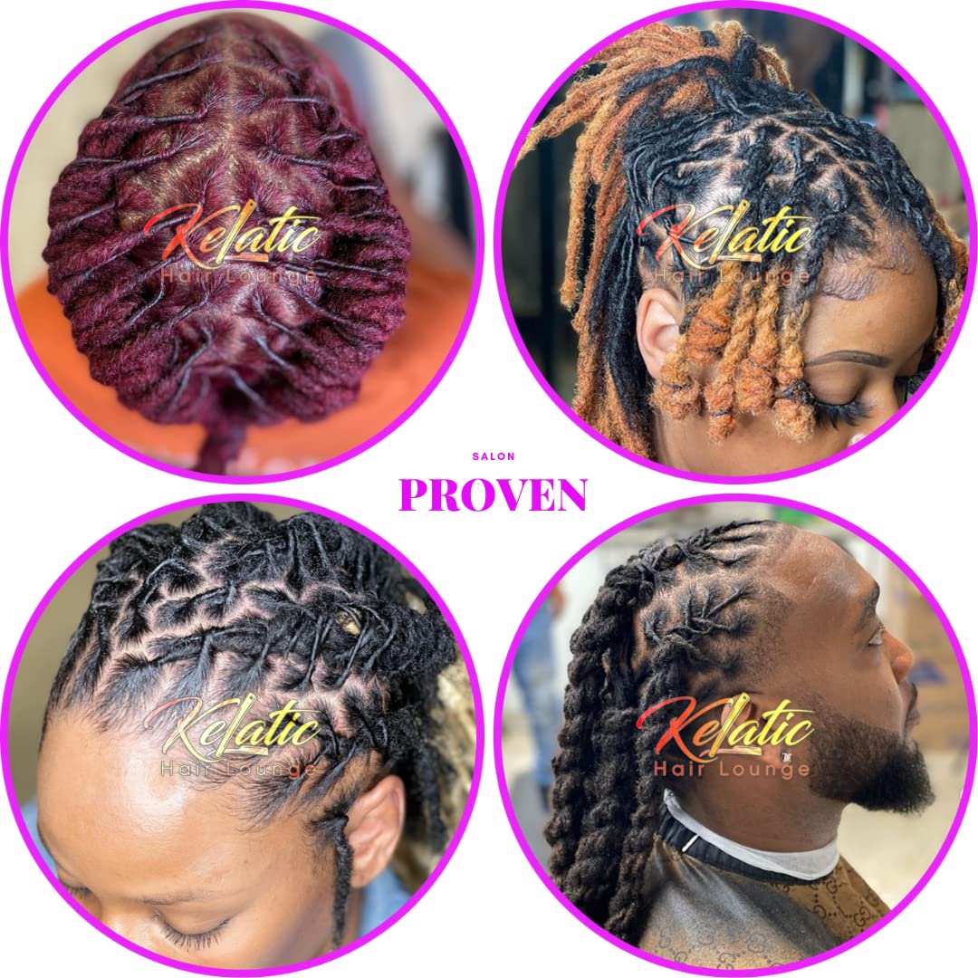 Kelatic Purple Stuff ORIGINAL Locking Loc Gel for Dreads Retwisting | Extra Moisturizer (10oz)