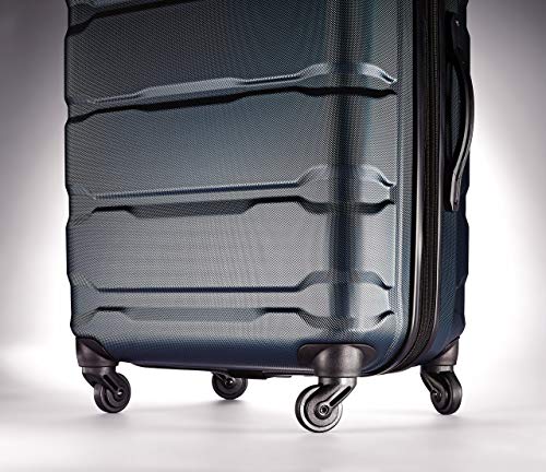Samsonite Omni PC Hardside Expandable Luggage with Spinner Wheels, Navy, Carry-On 20-Inch