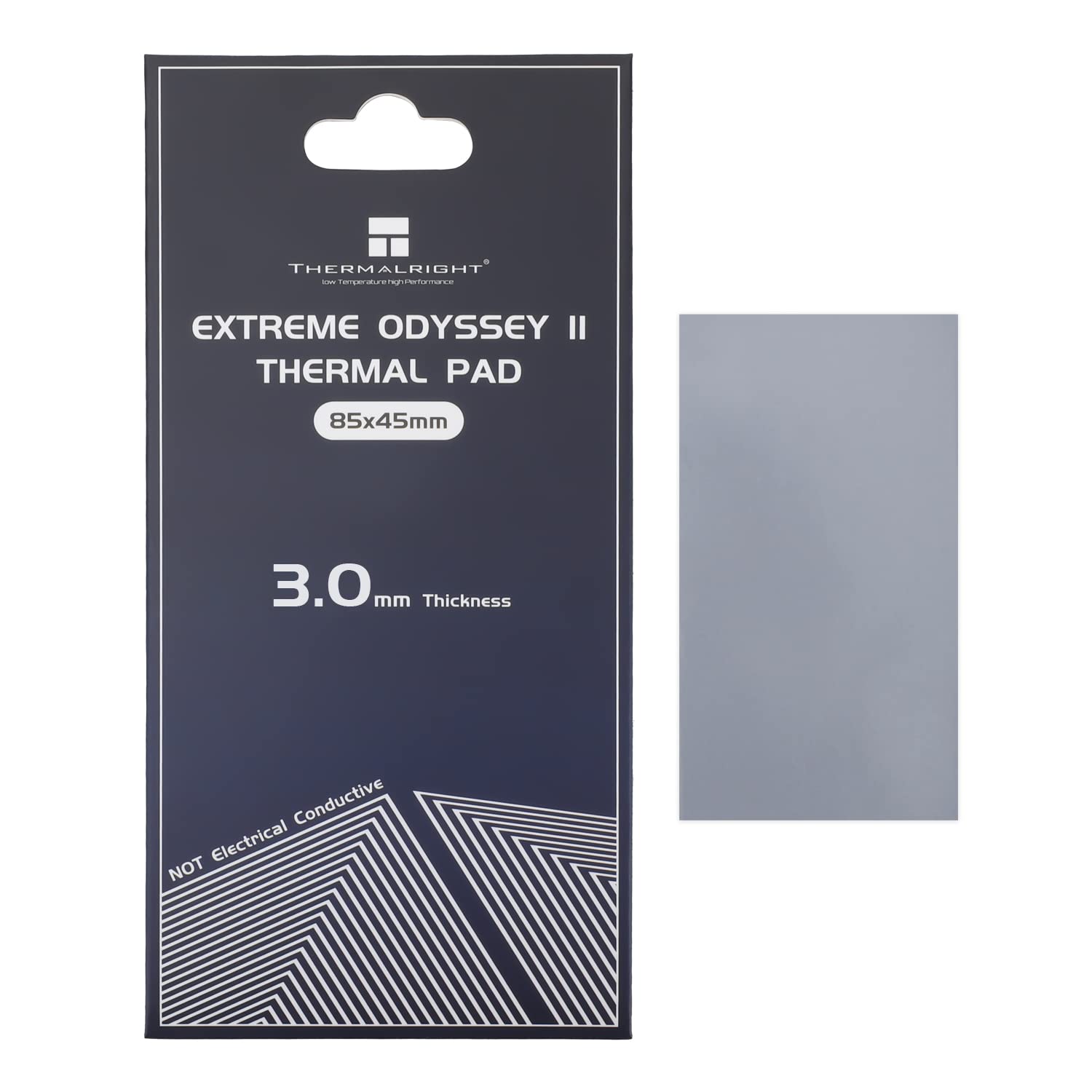 Thermalright Thermal Pad 14.8 W/mK Non Conductive Heat Dissipation Silicone Pad for PC Laptop Heatsink CPU/GPU/LED Graphics Card Motherboard Silicone Grease Multi-Size Pad (85x45x3.0mm)