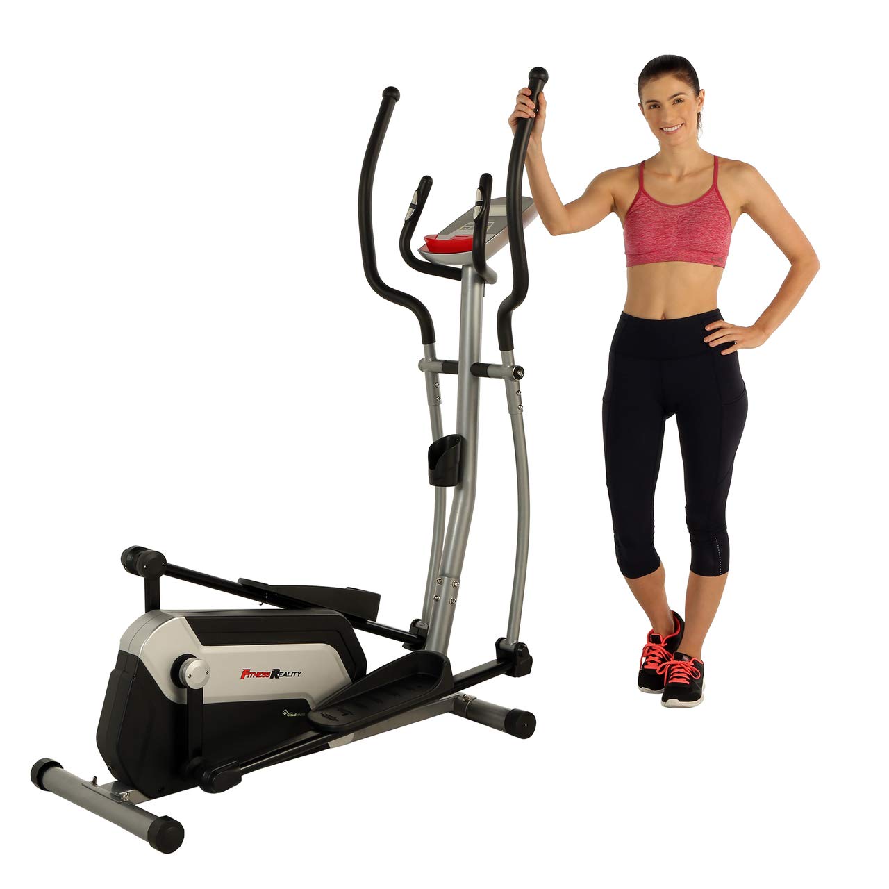 FITNESS REALITY Ei7500XL Bluetooth Smart Cloud Fitness Magnetic Elliptical, 18β Stride, Goal Setting and Free App