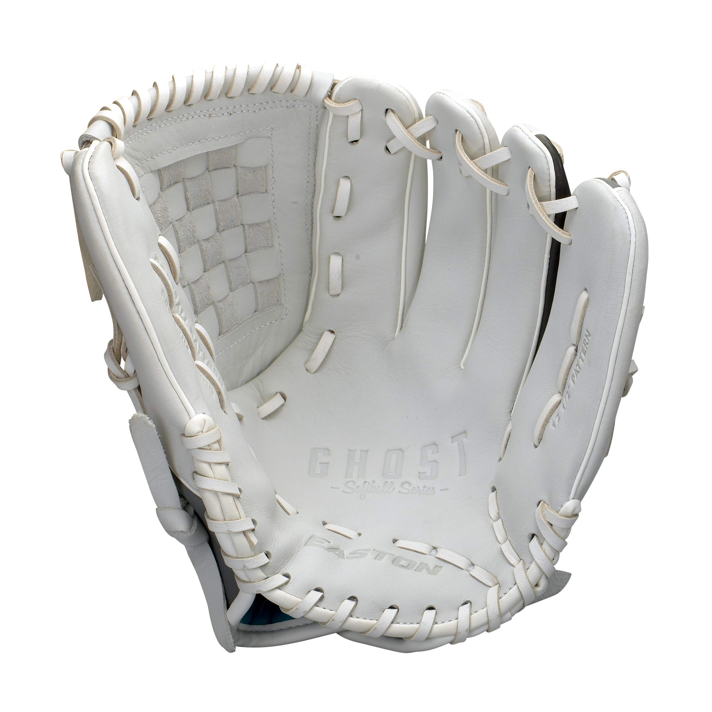 EASTON GHOST Fastpitch Softball Glove | 2020 | Left-Hand Throw | Female Athlete Design | 12.75" | Outfield Glove | H Web | Premium USA Steer Leather | Quantum Closure | Leather Lining | GH1276FP
